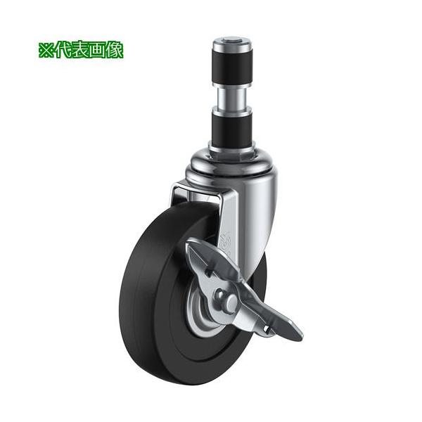 《メーカー》（株）ユーエイ　キャスター事業部《品番》ETF-125RHS-35P《特長》●車幅が広いため、グレーチングに入りにくくなっています。《用途》●厨房機器やワゴンなどで用として。《仕様》●許容荷重(daN):50●許容荷重(kgf)...