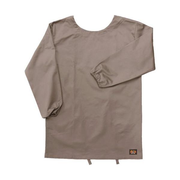 《メーカー》日光物産（株）《品番》AX1101 F GR《特長》●高い防炎性能を有しています。●洗濯しても防炎効果が持続します。●静電気が発生しにくいです。《用途》●溶接、溶断、火気のある現場に。《仕様》●色:グレー●サイズ:F●着丈(cm...