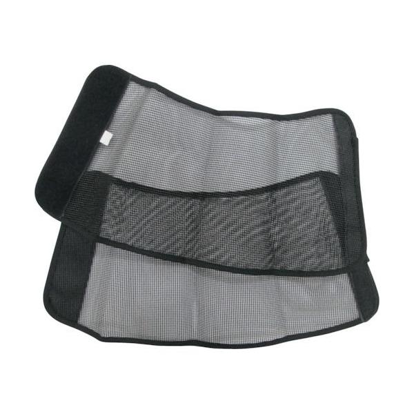 《メーカー》富士手袋工業（株）《品番》F-987-3L《特長》●メッシュタイプで通気性が良いです。●マジックタイプで微調整が可能です。《用途》●ズボンの裾の巻き込み防止に。《仕様》●色:ブラック●サイズ:3L●全長(cm):45●厚さ(mm...