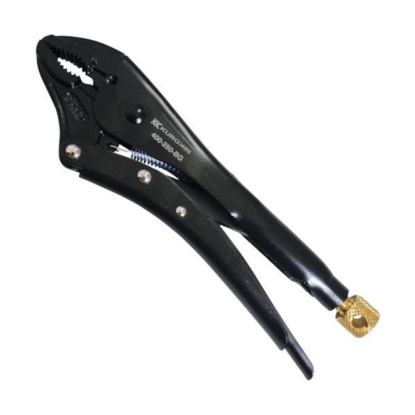 《メーカー》フジ矢（株）《品番》400-250-BG《特長》●口開き幅を調整することで様々なワークの固定にご使用頂けます。●締め込む際に調整ネジにドライバーなどを差し込んで強く締めることができます。●握りこみやすく軽いリリースレバーです。《...