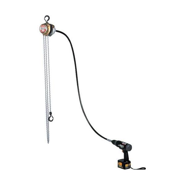 《メーカー》象印チェンブロック（株）《品番》EHMF-K1250《特長》●専用パワーシャフト（1.5m）に充電式電動ドライバー（電動・エア式インパクトドライバーは不可）をつなぐだけで、遠隔操作による電動の巻き上げ・巻き下げ作業が手軽に行えま...