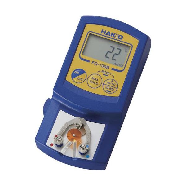 《メーカー》白光（株）《品番》FG100B-83《特長》●IR通信で対応はんだこてに測定結果送信することができます。●こて先温度を読み取って平均値を出す過程を自動化します。●温度測定回数が表示されるためセンサーの交換時期が分かります。●温度...