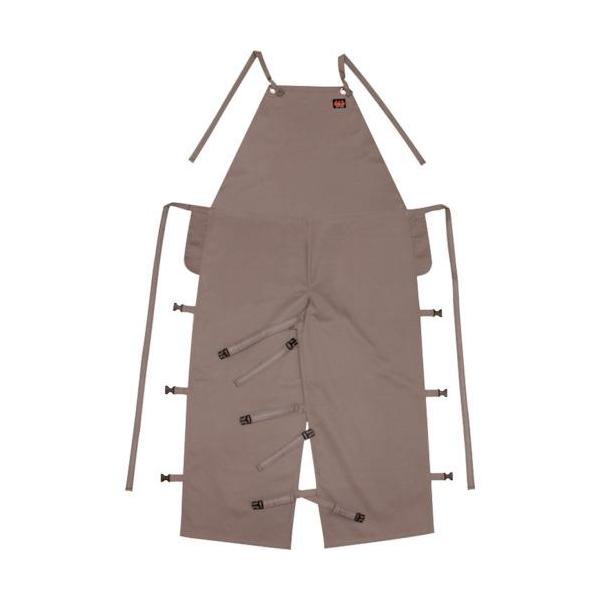 《メーカー》日光物産（株）《品番》AX1203 F GR《特長》●高い防炎性能を有しています。●洗濯しても防炎効果が持続します。●静電気が発生しにくいです。《用途》●溶接、溶断、火気のある現場に。《仕様》●色:グレー●サイズ:F●タイプ:防...