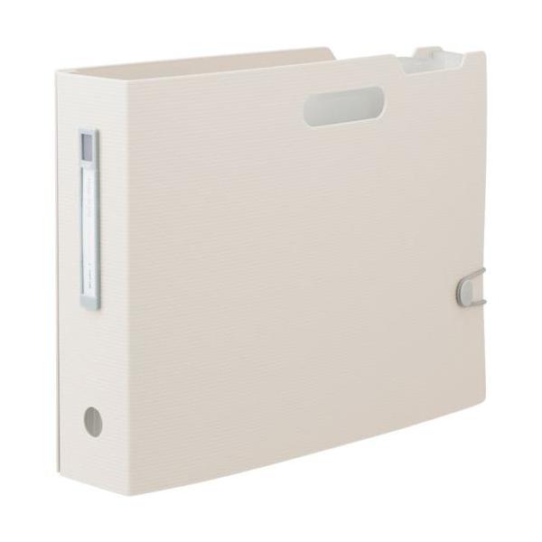 《メーカー》（株）ＬＩＨＩＴ　ＬＡＢ．《品番》F7691-0《特長》●分類・検索性に優れたジャバラタイプのボックスファイルです。《用途》《仕様》●色:白●用紙サイズ:Ａ４ヨコ●幅(mm):70●奥行(mm):341●高さ(mm):245《仕...