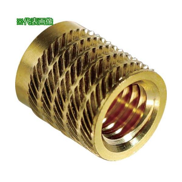 《メーカー》トラスコ中山（株）《品番》Y0SB-M3L4.8D4.5《特長》●容易に使用でき、保持力やコストなどあらゆる面でバランスに優れたインサートナットです。●主にねじ山のない樹脂に圧入、もしくははんだごてなどで熱圧入をすることでねじ山...