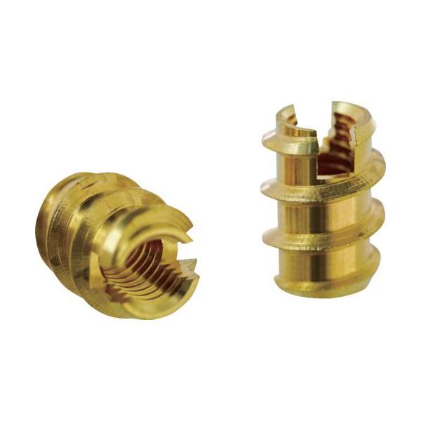 《メーカー》トラスコ中山（株）《品番》309-M6XP1.0-2.3DNS《特長》●エンザート［［Ｒ下］］は直タップではめねじ破壊が起こり易い樹脂や木材などに使用できる作業性の良いインサートナットです。●割溝形状の切刃を持ち、自身の刃で相手...