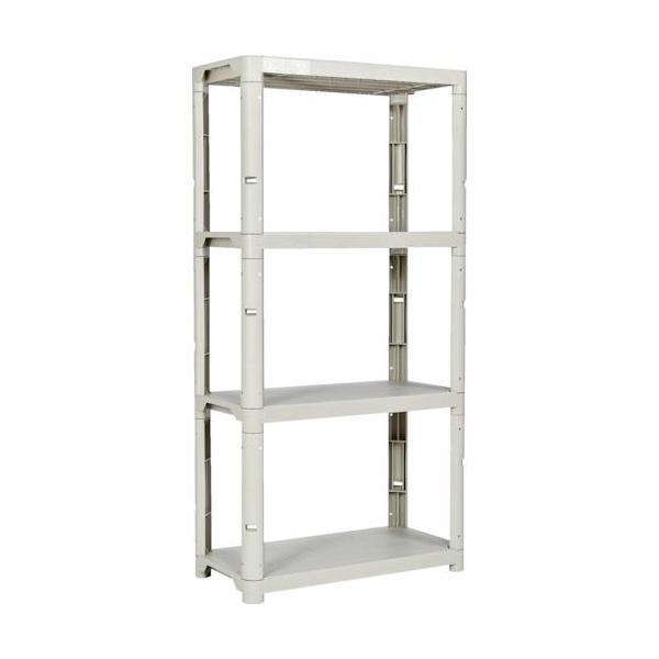 《メーカー》トラスコ中山（株）《品番》TPT-6344CA《特長》●脚は棚板内にワンタッチで収納可能です。●（棚1枚につき脚4本収納可能)●脚部には倒れ対策としてボルト固定用の穴を設け、棚長辺・短辺各々隣との連結ができます。●棚板表面にシボ...