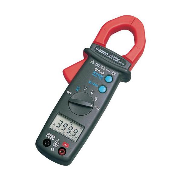 《メーカー》三和電気計器（株）《品番》DCM400AD《特長》●相対値測定、オートパワーオフ（約30分）、電池消耗表示機能付です。●CE規格品です。●安全規格IEC1010 CAT［［Ｒ２］］600V、CAT［［Ｒ３］］300V適合規格です...