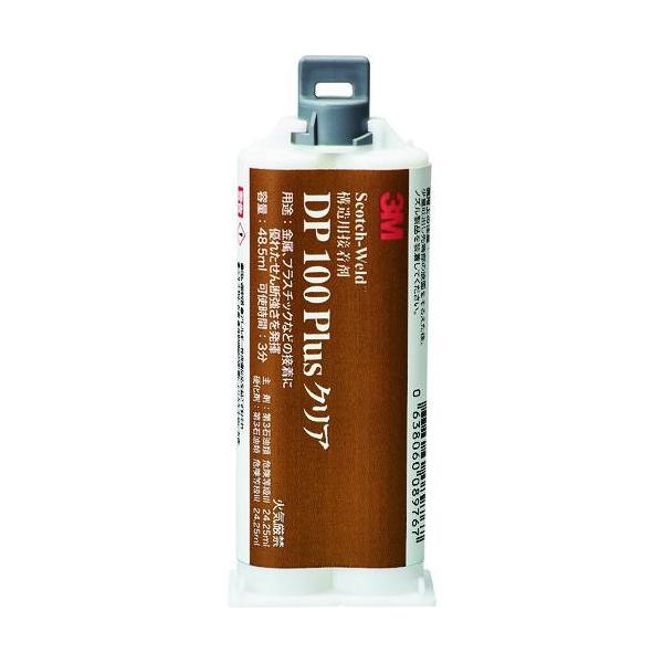 《メーカー》スリーエム　ジャパン（株）テープ・接着剤製品事業部《品番》DP100 P/CLE 48ML《特長》●2液混合をノズル内部で瞬時に行えるため、手による計量、混合の手間を省け、ライン工程上の連続作業が容易にできます。●必要量だけ吐出...