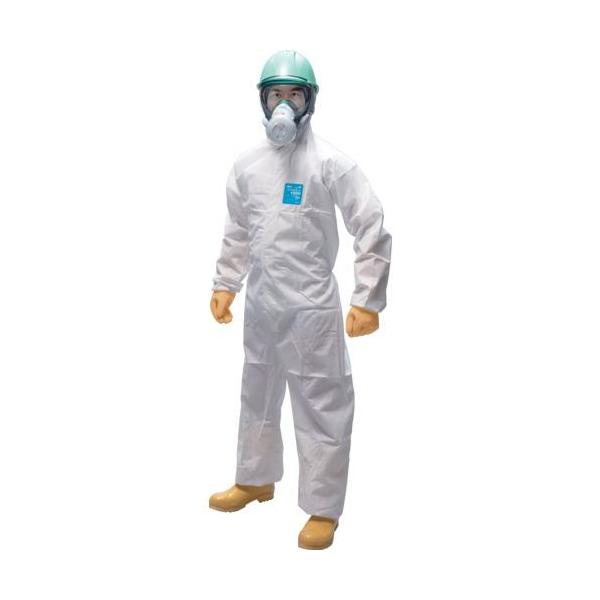 《メーカー》（株）重松製作所《品番》MG1500-XXL《特長》●優れた防じん性能を有します。●帯電しにくい生地を使用し、通気性に優れています。●フード・袖口・胴回り・足首部分はゴム紐入りです。●ファスナー部を防護するフラップ付きです。●フ...