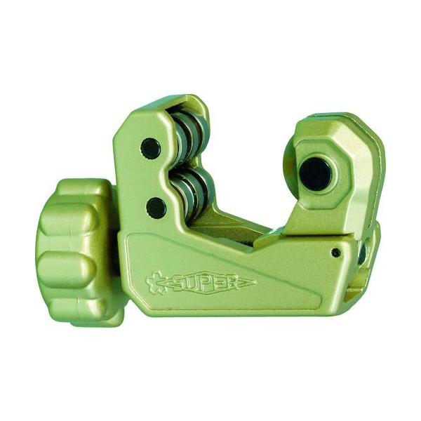 《メーカー》（株）スーパーツール《品番》TCB104《特長》●ローラーと替刃にベアリングを装備し、強靭な耐久性と、人に優しいソフトな力で楽々カットできます。●ステンレス鋼管・鋼管の切断に最適です。《用途》●ステンレス鋼管・鋼管・銅管・アルミ...