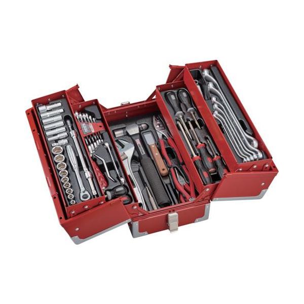 《メーカー》ＴＯＮＥ（株）《品番》TSA3331《特長》●自動車整備向けに、欠かせない工具を厳選した工具セットです。《用途》●オートメカニック用。●主に自動車の組み立て・整備に。他にもあらゆる分野で活躍しています。●自動車整備用。《仕様》●...