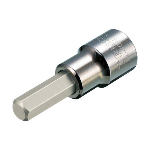 《メーカー》トラスコ中山（株）《品番》T4-08H《特長》●ノンクロムメッキ処理で、環境に優しいです。●ラチェットハンドルに差し込んで、六角穴付ボルトの締め付けが素早く行えます。《用途》《仕様》●差込角(mm):12.7●対辺寸法(mm):...