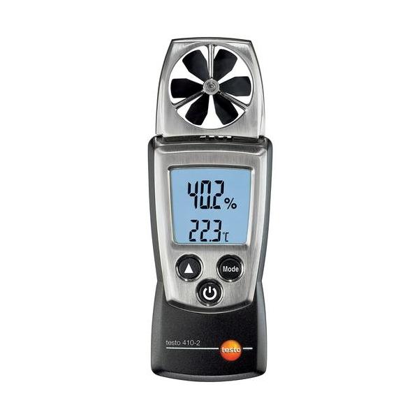 《メーカー》（株）テストー《品番》TESTO410-2《特長》●30mmのベーンセンサー内蔵です。●体感温度（Windchill）演算機能付です。●風速と温度、湿度も測定できるポケットタイプのベーン式風速計です。●換気口（給排気口）でのスポ...