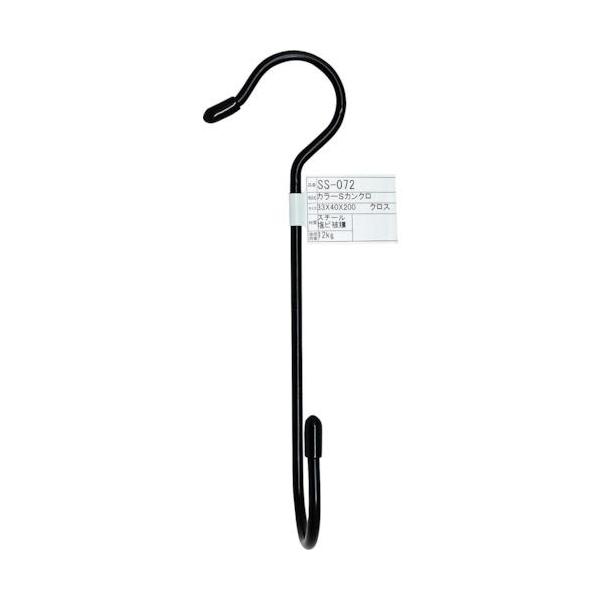 《メーカー》和気産業（株）《品番》SS072B《特長》●物を吊るしたり、引っ掛けたりする時に使用可能です。《用途》《仕様》●色:黒●耐荷重(kg):12●線径(mm):φ5●内径(大):40φ●内径(小):33φ《仕様２》《原産国（名称）》...