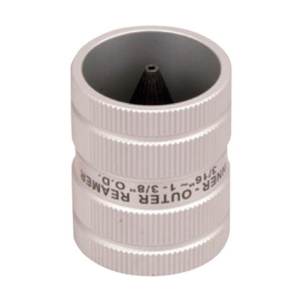 《メーカー》Ａ−Ｇａｓ　Ｊａｐａｎ（株）《品番》FS-502A《特長》●アルミ製のリーマです。《用途》●内面・外面のバリ取りに。《仕様》●適合管内外径インチ(ミリ):3/16〜1-3/8(5〜34)●刃部:40枚刃●全長(mm):60●直径...