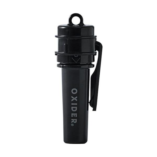 《メーカー》（株）ＣＬＯ２　Ｌａｂ《品番》OXIDERKEITAI2.0 BLACK《特長》●持ち運べる二酸化塩素発生ゲル剤です。●上方に二酸化塩素を届ける放散特性携帯専用容器となります。●不使用時の浪費を防ぐワンタッチ密栓機能付きです。●...