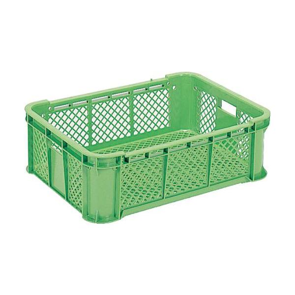 《メーカー》三甲（株）《品番》SK-B40-2-GR《特長》●全面網目のスタッキングタイプです。《用途》《仕様》●容量(L):45●色:グリーン●外形寸法(mm)間口:622●外形寸法(mm)奥行:462●外形寸法(mm)高さ:196●有効...