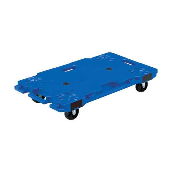 《メーカー》三甲（株）《品番》SK-6839-BL《特長》●キャスターの取り付けをボルトレスにしたため、廃棄時の分別リサイクルが容易です。●長辺・短辺ともに連結ができます。●4辺の大型持ち手孔により持ち運びが容易です。《用途》《仕様》●均等...