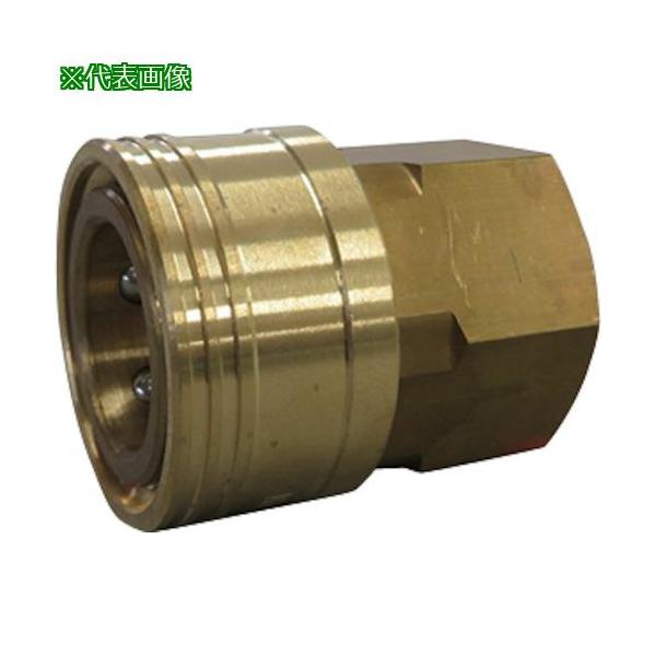 《メーカー》フローバル（株）《品番》TS-6SF(BSBM)《特長》●ソケット側にもプラグ側にもバルブ機構を持たない両路開放型カップリングです。●ソケットとプラグを分離したとき流体を遮断する必要のない配管系路に最適です。●流量抵抗が少ない内...