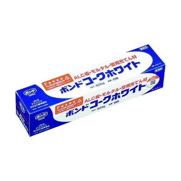 《メーカー》コニシ（株）《品番》BCW-500《特長》●健康住宅対応品です。●塗装が可能です。●日本接着剤工業会JAIA F☆☆☆☆、JAIA4VOC基準適合品です。《用途》●ALC板の目地。●無機質板・合板など捨て貼り下地の目地処理。●A...
