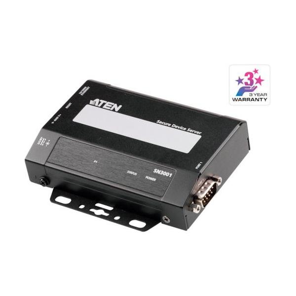 《メーカー》ＡＴＥＮジャパン（株）《品番》SN3001《特長》●1または2ポートのセキュアな汎用RS-232Cシリアルデバイスサーバーです。●SCADA（Supervisory Control And Data Acquisition）シス...