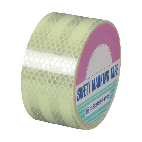 《メーカー》（株）日本緑十字社《品番》072011《特長》●高輝度蓄光と再帰反射の2つの機能を兼ね備えたラインテープです。《用途》●停電時における避難誘導のサポート用品として。《仕様》●色:グリーン●幅(mm):50●長さ(m):5●厚さ(...