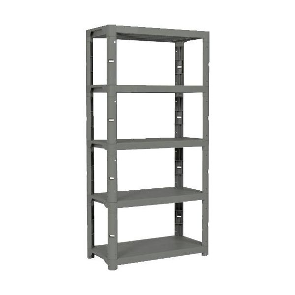 《メーカー》トラスコ中山（株）《品番》TPT-6345C-DG《特長》●脚は棚板内にワンタッチで収納可能です。（棚1枚につき脚4本収納可能)●脚部には倒れ対策としてボルト固定用の穴を設け、棚長辺・短辺各々隣との連結ができます。●棚板表面にシ...