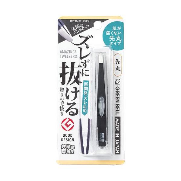 《メーカー》（株）グリーンベル《品番》GT-234《特長》●どの角度でも肌にフィットする丸い先端で、肌当たりがやさしくデリケートな部分のお手入れにも最適です。●新開発のズレ止めで先端の面でとらえる効果がより発揮し、狙った毛を確実に掴みます。...