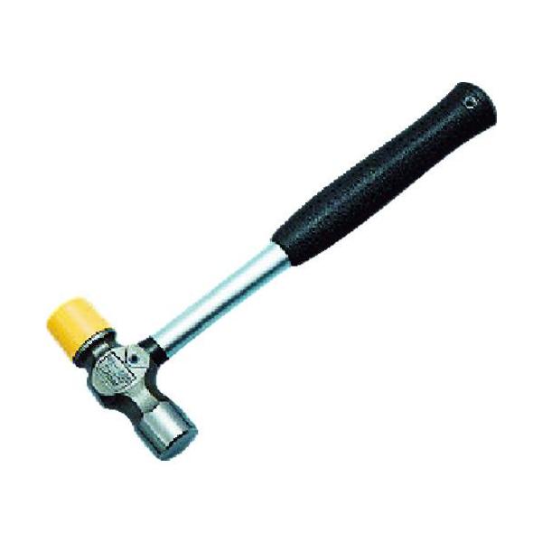 《メーカー》京都機械工具（株）《品番》UD7-10《特長》●1本で2種類の作業が出来る鉄と樹脂のコンビハンマーです。●樹脂側のみヘッド交換が可能です。●手になじみやすく作業効率をあげるテーパー形状の柄です。●打撃部は独自の熱処理により適正な...