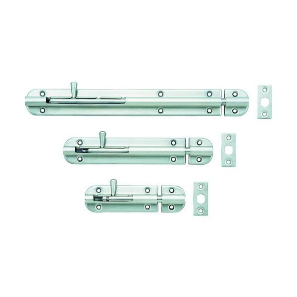 《メーカー》スガツネ工業（株）《品番》BSS2-90《特長》●落し棒が長く、段階調節できるためよりしっかりと施錠できます。●ステンレス鋼製で耐食性に優れ、いつまでも美しくご使用いただけます。●トイレなどの内掛けにも最適です。●振動、衝撃など...