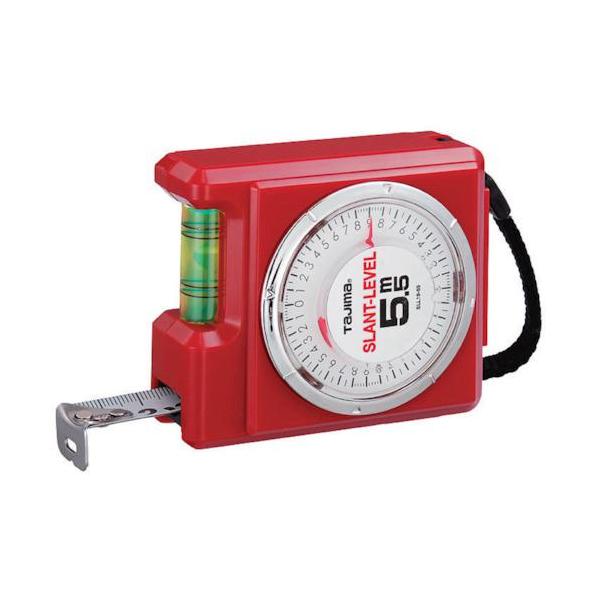 《メーカー》（株）ＴＪＭデザイン《品番》SLL19-55BL《特長》●傾斜角を読み取れる角度計付コンベックスです。●水平・垂直出しの出来る気泡管付です。●測定角度に印を残せる回転ベゼル付です。《用途》●一般測定用コンベックス。《仕様》●テー...