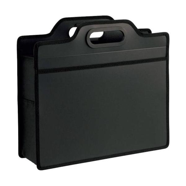 《メーカー》（株）ライオン事務器《品番》BK-353B-BK(12903)《特長》●側面が布製で使わないときは折りたためる社内移動用バッグです。●両側面にはペンや携帯電話などの小物収納に便利な布製ポケット付です。●正面にはクリアホルダーやパ...
