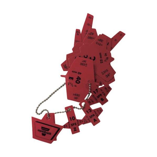 《メーカー》エバオン（株）《品番》RILLENL  KR《特長》●各種Vプーリーの溝形状の種類やV溝の摩耗具合を簡単に確認することができます。●各種Vベルトの形状を確認することができます。《用途》《仕様》●枚数(枚):12●適合Vプーリ溝形...