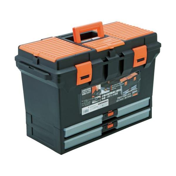 《メーカー》トラスコ中山（株）《品番》TTB-802《特長》●ポケット付で小物の整理に便利です。●仕切板は工具のサイズによって、自由に差替えできます。《用途》《仕様》●色:ブラック●外形寸法(mm)間口:560●外形寸法(mm)奥行:278...