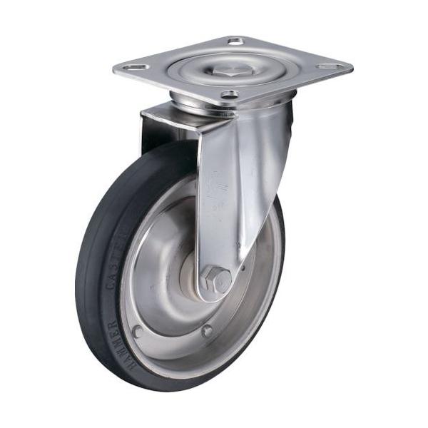 《メーカー》ハンマーキャスター（株）《品番》300S-RB200《特長》●耐蝕性、耐水性に優れたオールステンレス製です。《用途》●錆を嫌う食品・水産関係や溶剤を使用する薬品関係に。《仕様》●許容荷重(daN):220●許容荷重(kgf):2...