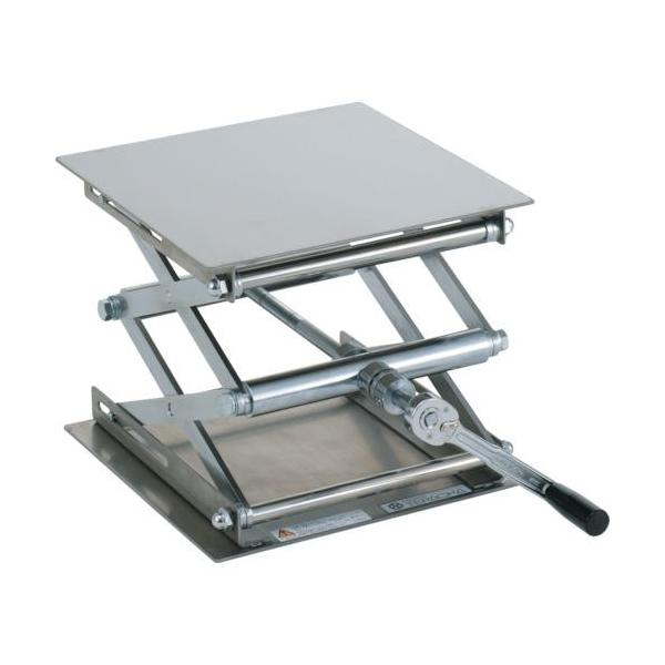 《メーカー》（株）テラオカ《品番》99-1620-53《特長》●フレームを太くしており、横揺れやがたつきが少なく安定した昇降ができます。●ラチェットハンドルは回転グリップ付のため、より速い昇降移動ができます。●天板と底板サイズが違うので、向...