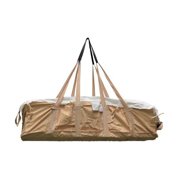 《メーカー》旭産業（株）《品番》AS-KGWS《特長》●本体生地（PP）と裏生地（PE）の二重構造になっています。《用途》●アスベスト廃棄運搬用・汚染物質搬送用。《仕様》●高さ(mm):500●排出口:なし●最大充填荷重(kg):1000●...