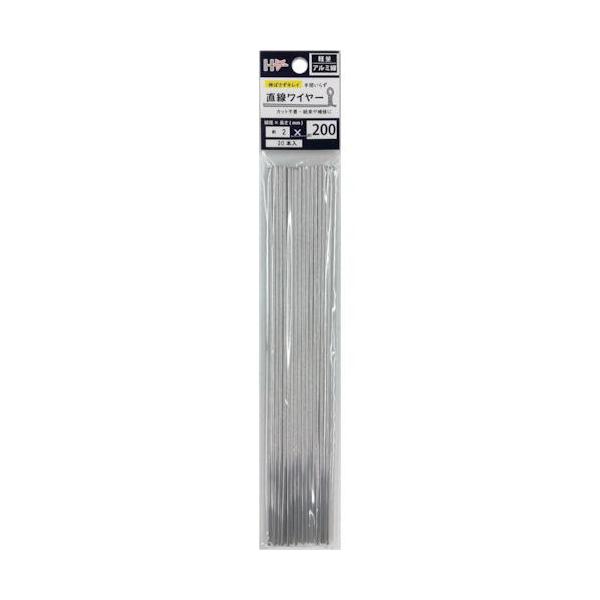 《メーカー》（株）ダイドーハント《品番》10155393《特長》●巻き癖がない直線ワイヤーです。《用途》●園芸や農作業、プラモデルやフィギュア等の工作に。●固定したり、連結したり、吊るしたりなどに。《仕様》●線径(mm):2●長さ(m):2...