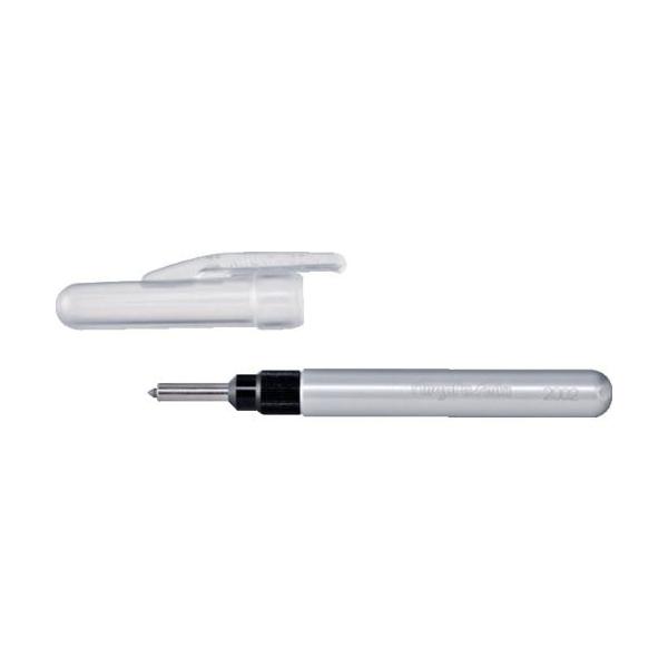 《メーカー》新潟精機（株）《品番》AP-SS《特長》●ハンマー不要でポンチ作業ができます(オートリターンタイプ)。●キャップを付けても全長10cmと超小型です。●ポンチとケガキ作業の両方ができます。●先端超硬チップ付です。●ストラップ穴付で...