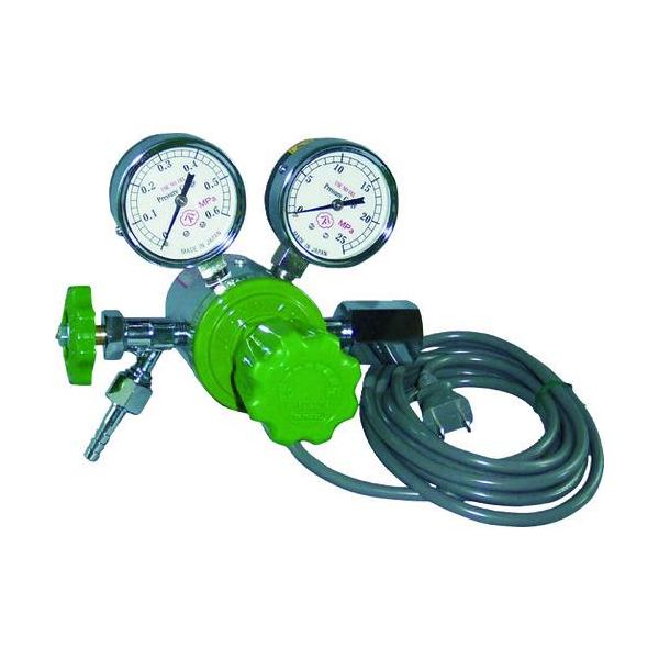 《メーカー》ヤマト産業（株）《品番》YR-507V-2-11-CO2《特長》●減圧時に温度降下するガスに最適です。●出口バルブ付です。《用途》●イナートガス溶接・ハウス栽培・廃水中和。《仕様》●流体:炭酸ガス・MAGガス●入口接続:W22-...