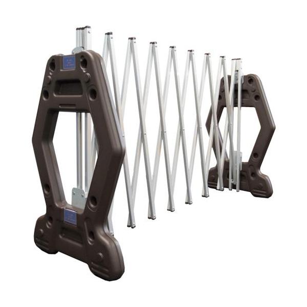 《メーカー》安全興業（株）《品番》AZG-B2《特長》●伸縮式で置くだけで簡単に設置できます。●軽いので持ち運びも楽にできます。●単管バリケードタイプと比べて、単管パイプの運搬やセットが不要です。●進入を防ぐ視覚的効果も大きいです。《用途》...