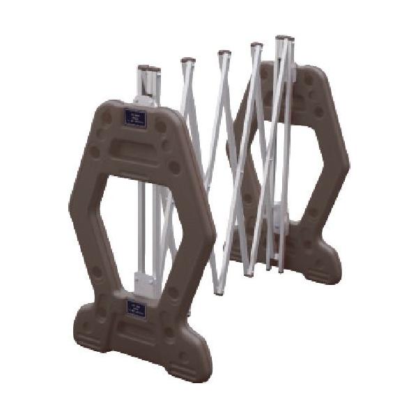 《メーカー》安全興業（株）《品番》AZG-B《特長》●伸縮式で置くだけで簡単に設置できます。●軽いので持ち運びも楽にできます。●単管バリケードタイプと比べて、単管パイプの運搬やセットが不要です。●進入を防ぐ視覚的効果も大きいです。《用途》《...