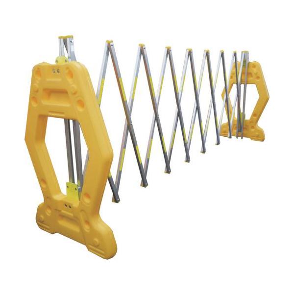 《メーカー》安全興業（株）《品番》AZG-YP2《特長》●伸縮式で置くだけの簡単設置です。●軽いので持ち運びもラクラクです。●単管バリケードタイプと比べて、単管パイプの運搬やセットが不要です。●進入を防ぐ視覚的効果も大きいです。《用途》《仕...