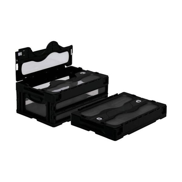 《メーカー》三甲（株）《品番》SKO-C-30B-BK《特長》●各面に透明窓部を設け、底面以外のどこからでも中身を確認できます。●透明窓部は各パーツに一体成形されているため強度低下を抑え、耐衝撃性と圧縮強度に優れます。●オールプラスチック製...