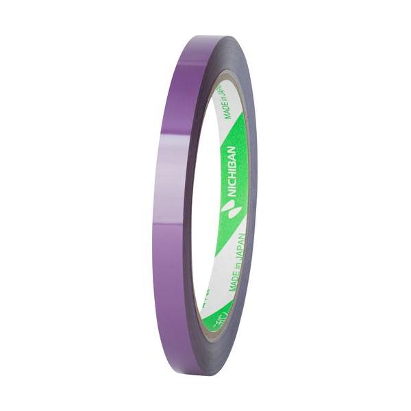 《メーカー》ニチバン（株）《品番》540V《特長》●防湿、耐水性に優れたテープです。《用途》●ねじなど工業部品の小分け袋詰めに。●食品全般（青果、生麺、食肉加工食品類など）のバックシール包装用、容器の仮止め用《仕様》●色:紫●幅(mm):9...