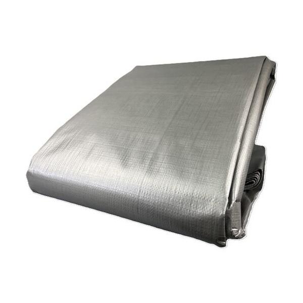 《メーカー》（株）ユタカメイク《品番》SLB-14《特長》●表面がシルバー、裏面がブラックのため両面使用可能です。《用途》●機械カバー、養生シートなど。《仕様》●色:表 シルバー/裏 ブラック●幅(m):5.2●長さ(m):7●厚さ(mm)...