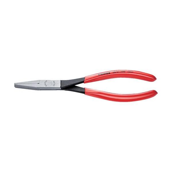 《メーカー》ＫＮＩＰＥＸ社《品番》2801-200《特長》●部品をつかみやすいデザインで、部品の組み立てや調整に最適です。●つかみ面には滑り止めの横スジが入っています。《用途》《仕様》●全長(mm):200●先端形状(mm)E×F:4.0×...