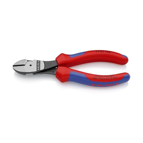 《メーカー》ＫＮＩＰＥＸ社《品番》7402-160《特長》●ジョイント部は鍛造軸カシメを採用し耐久性に優れています。●ピアノ線を含む様々なワイヤの切断に適しています。●最適な刃の位置と角度・てこの原理を最大限発揮するデザイン・人間工学に基づ...