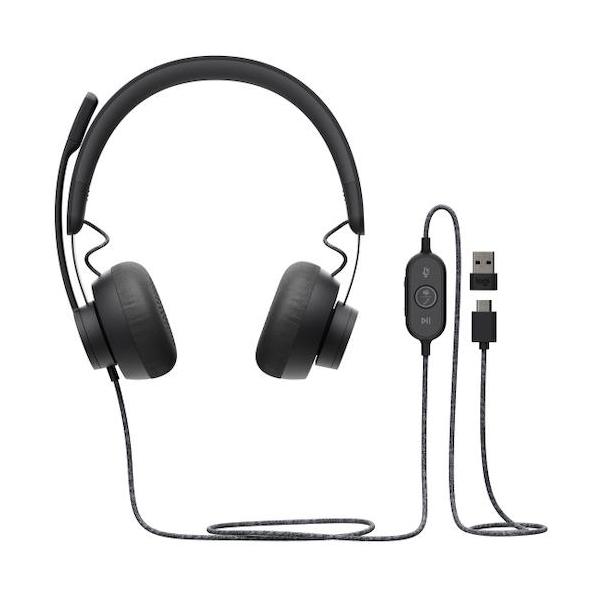 《メーカー》（株）ロジクール《品番》ZONEWMS《特長》●Microsoft Teams認定モデルプラグアンドプレイに対応します。●ケーブル上にあるリモコンで操作ノイズキャンセリングマイクと、上質なオーディオドライバーを搭載しています。《...